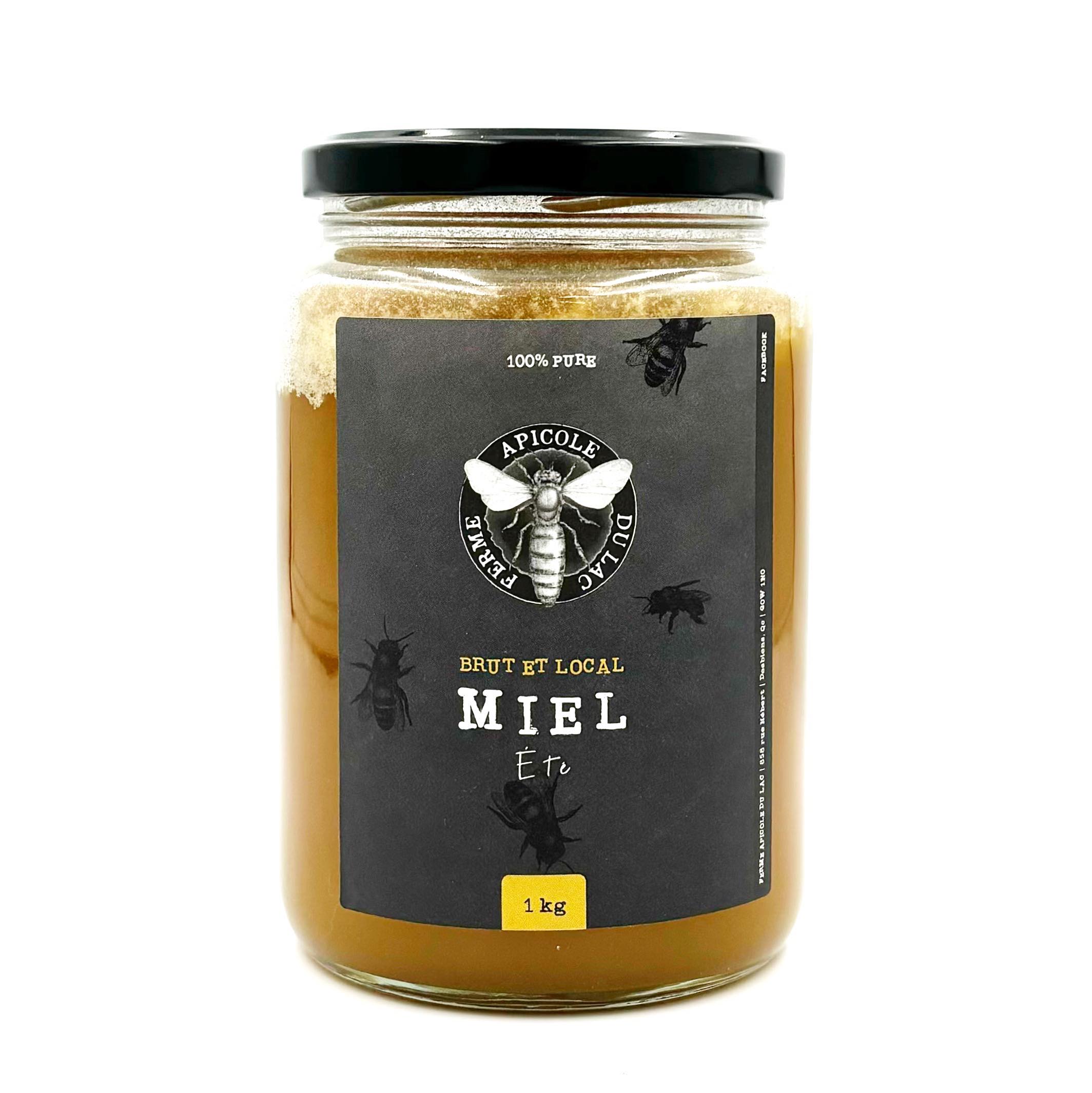 Miel brut d'été - Ferme apicole du lac - 1 kg | BIZZ coopérative d ...